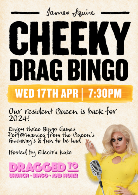 Cheeky Drag Bingo - The Cheeky Squire